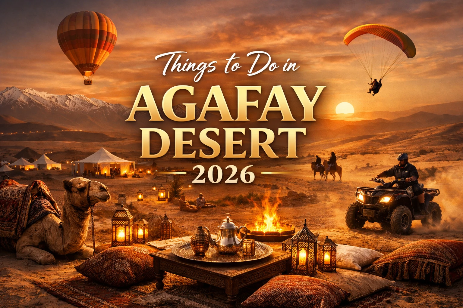 Things to Do in Agafay Desert 2026 - Moroccan Travel Trips